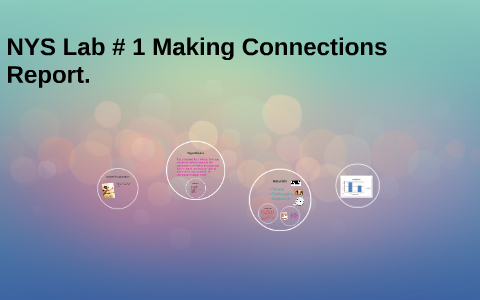 NYS Lab # 1 MAking Connections Report. by Yamitza Maldonado on Prezi