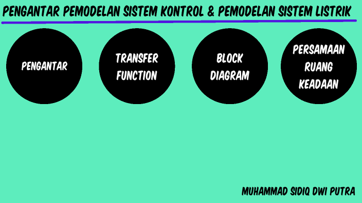 Sistem Kontrol Pengantar Pemodelan Sistem And Pemodelan Sistem Listrik