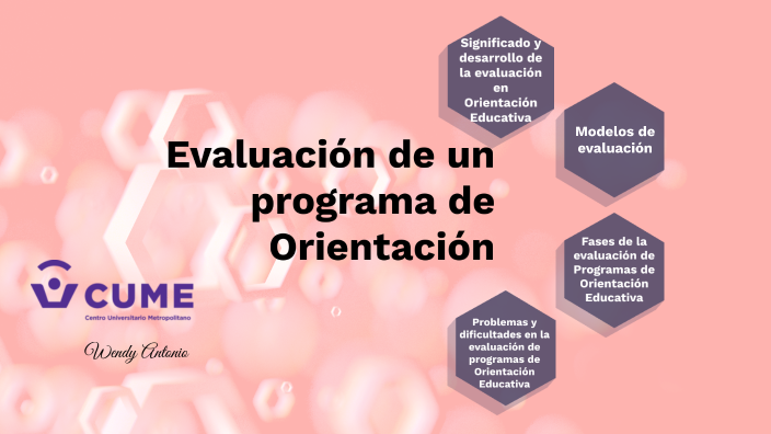 Evaluación de un programa de Orientación by Wendy Antonio on Prezi