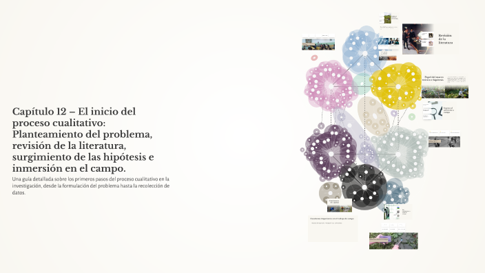 Capítulo 12 – El inicio del proceso cualitativo: Planteamiento del problema, revisión de la ...