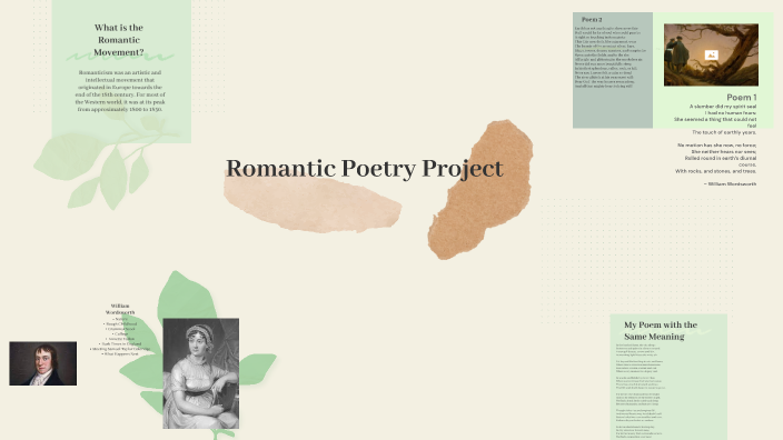 Romantic Poetry Project by Landon McConnell on Prezi