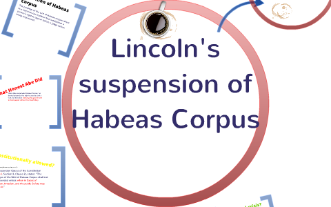 Lincoln's suspension of Habeas Corpus by John Thompson on Prezi
