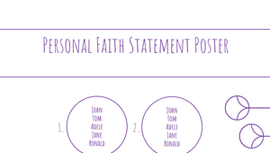 Personal Faith Statement Poster by Ruba Akhtarini on Prezi Design