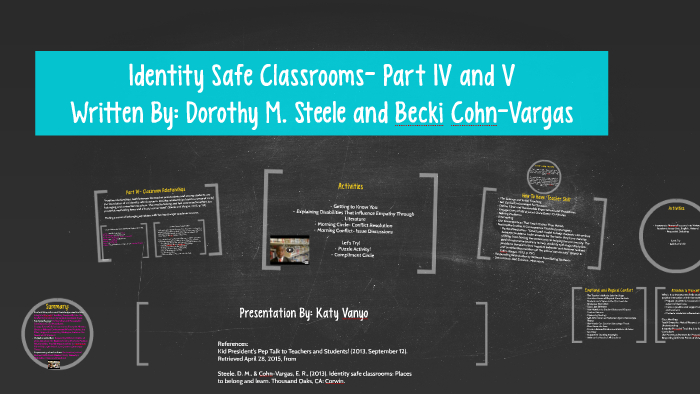 Identity Safe Classrooms by Kathryn Vanyo on Prezi