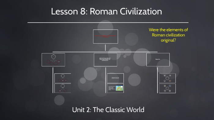 Lesson 8 Roman Civilization By On Prezi