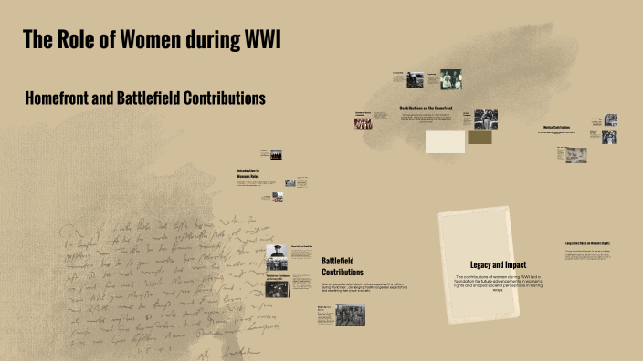 The Role of Women during WWI by Summer Rosado on Prezi