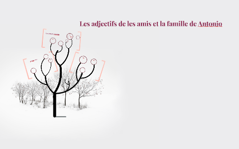 Les adjectifs de les amis et la famille de Antonio by Antonio Repaci on ...