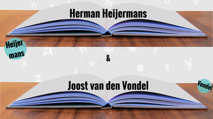 Herman Heijermans en Joost van den Vondel by Ruben Buter on Prezi