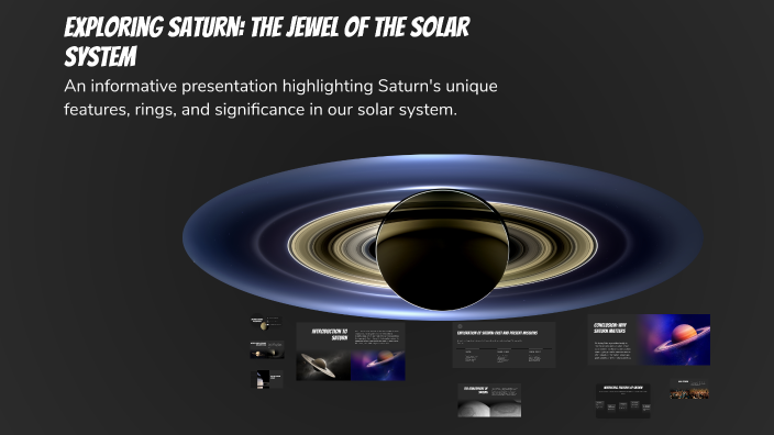 Exploring Saturn: The Jewel of the Solar System by Thorhallur ...