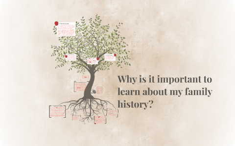 Why is it important to learn about my family history? by Vaughan ...