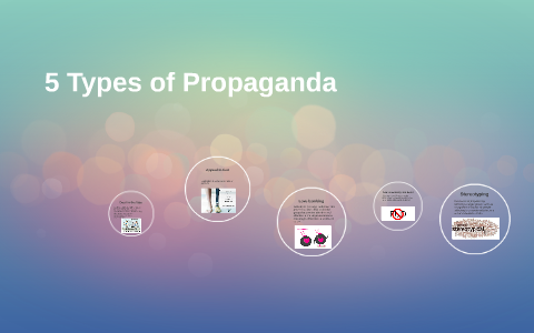 5 Types of Propaganda by Chloe Poulson on Prezi