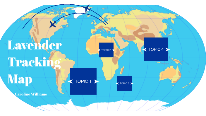 Lavender Tracking Map by Caroline Williams on Prezi