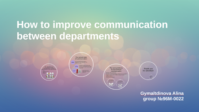 How to improve communication between departments by Alina G on Prezi