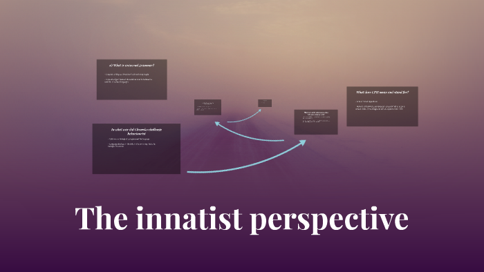 The innatist perspective by Kasper Hermannsen on Prezi