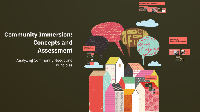 Community Immersion: Concepts and Assessment by Rj Desacada on Prezi