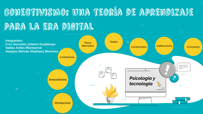 Conectivismo: una teoria de aprendizaje para la era digital. by Jobetsi ...