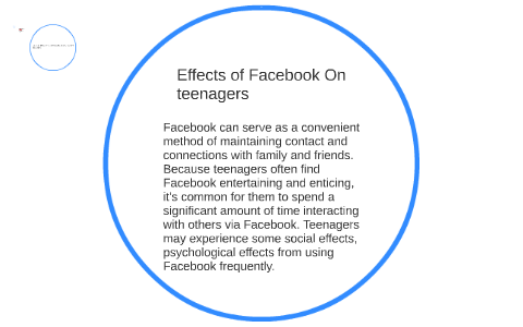 Effects of Facebook On teenagers by niji shivrena on Prezi