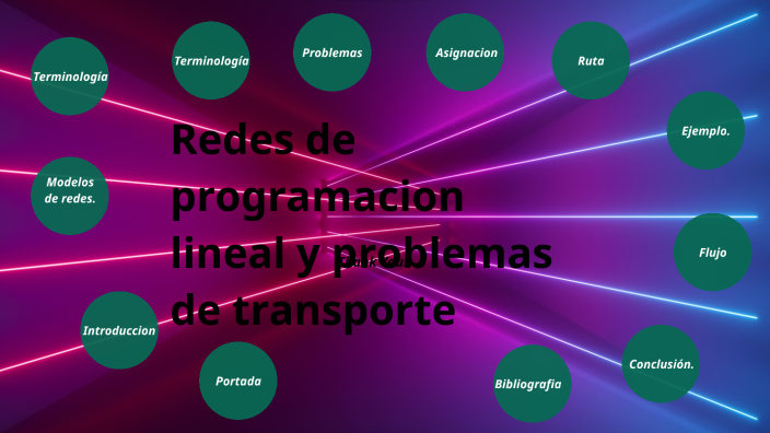 Redes de programacion lineal y el problema de transporte by Luis ...