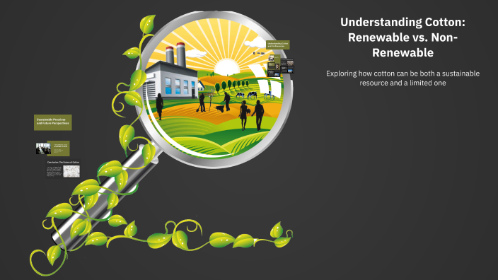 Understanding Cotton: Renewable vs. Non-Renewable by Trendon Meadows on ...