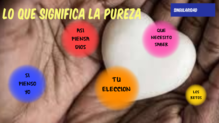 LO QUE SIGNIFICA LA PUREZA by Ramiro Laura