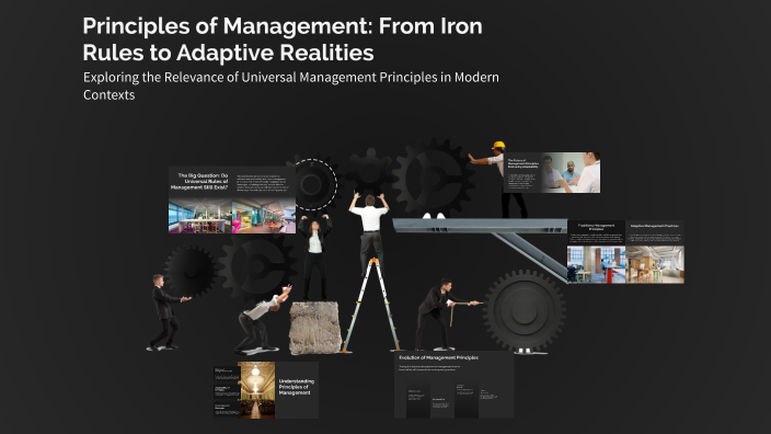 Principles of Management: From Iron Rules to Adaptive Realities by ...