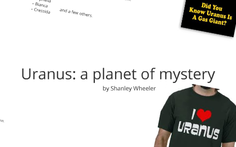 Uranus: A planet of mystery by Shanley Wheeler
