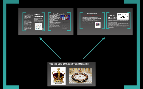 Pros & Cons of Monarch & Oligarchy by Ross Kesselring on Prezi
