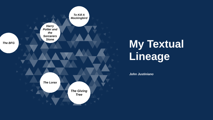 My Textual Lineage by john justiniano on Prezi