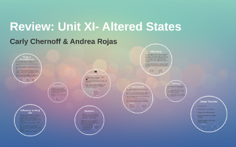 Review Outline Unit XI- Altered States by Carly Chernoff on Prezi