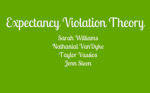 Expectancy Violation Theory Presentation by Sarah Williams on Prezi