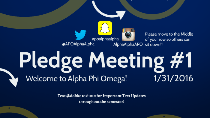 Pledge Meeting #1 by Pledge Trainer on Prezi