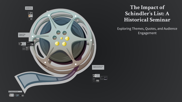 The Impact of Schindler's List: A Historical Seminar by Logan Broadbent on Prezi