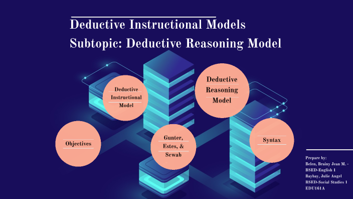 DEDUCTIVE INSTRUCTIONAL MODELS by Brainy Belen on Prezi