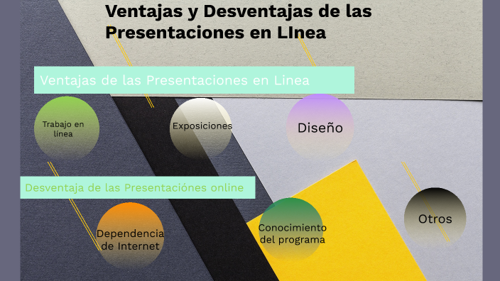 Ventajas y Desventajas de las presentaciones en Linea by Joseph Tello ...
