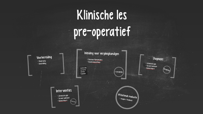 Klinische les - pre operatief by Inge Sophie Riepma on Prezi