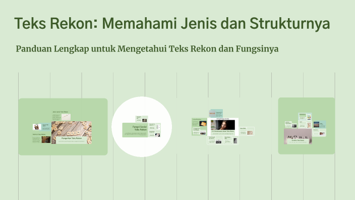 Teks Rekon: Memahami Jenis dan Strukturnya by yogi sugiri algantara on ...