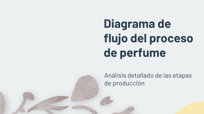 Diagrama de flujo del proceso de perfume by Wîly Závå on Prezi