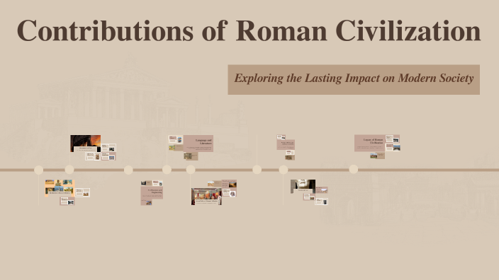 Contributions of Roman Civilization by ERLINDO CASTRO on Prezi