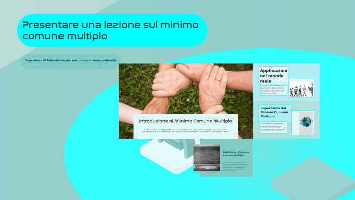 Presentare una lezione sul minimo comune multiplo by Maria Luisa ...