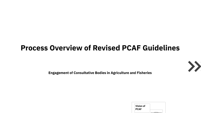 Process Overview of Revised PCAF Guidelines by Ed Neilson Gallemit on Prezi
