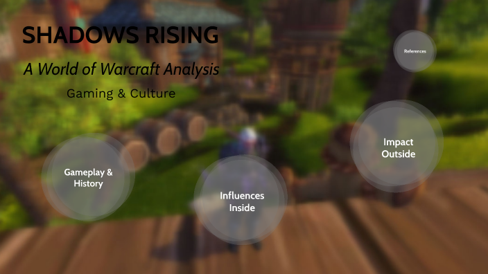 Shadows Rising: World of Warcraft Gaming & Culture by Abigail Bennett ...