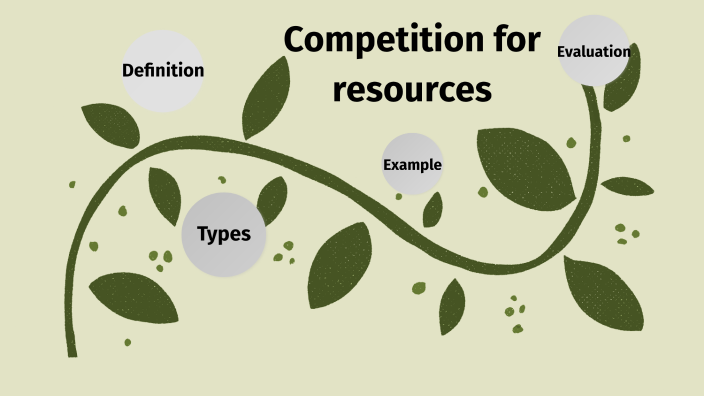 Competition for resources by Cristian Guzmán