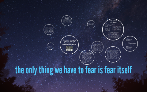 "The only thing we have to fear is fear itself."-Franklin Ro by Madison ...
