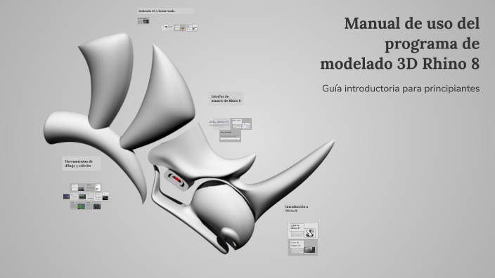 Manual de uso del programa de modelado 3D Rhino 8 by Clara Martín ...