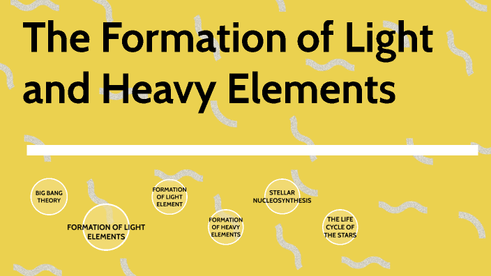 The Formation of Light and Heavy Elements by Earl Kenneth PIOQUID on Prezi