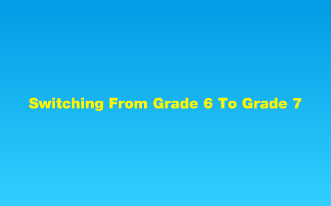 from grade 6 to grade 7 by Jacob Wynia on Prezi