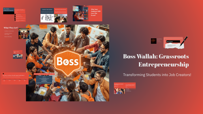 Boss Wallah: Grassroots Entrepreneurship by Vidushi Gupta on Prezi