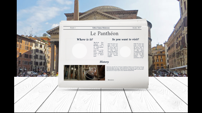 Le Panthéon by Emma Hickerson on Prezi