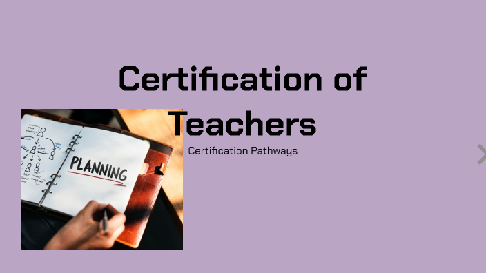 Certification Process by Jeremy Roulette on Prezi