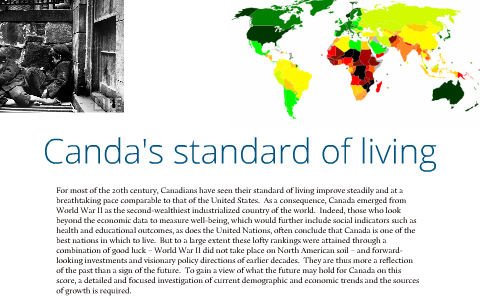 Canada's standard of living by Lyle Short on Prezi